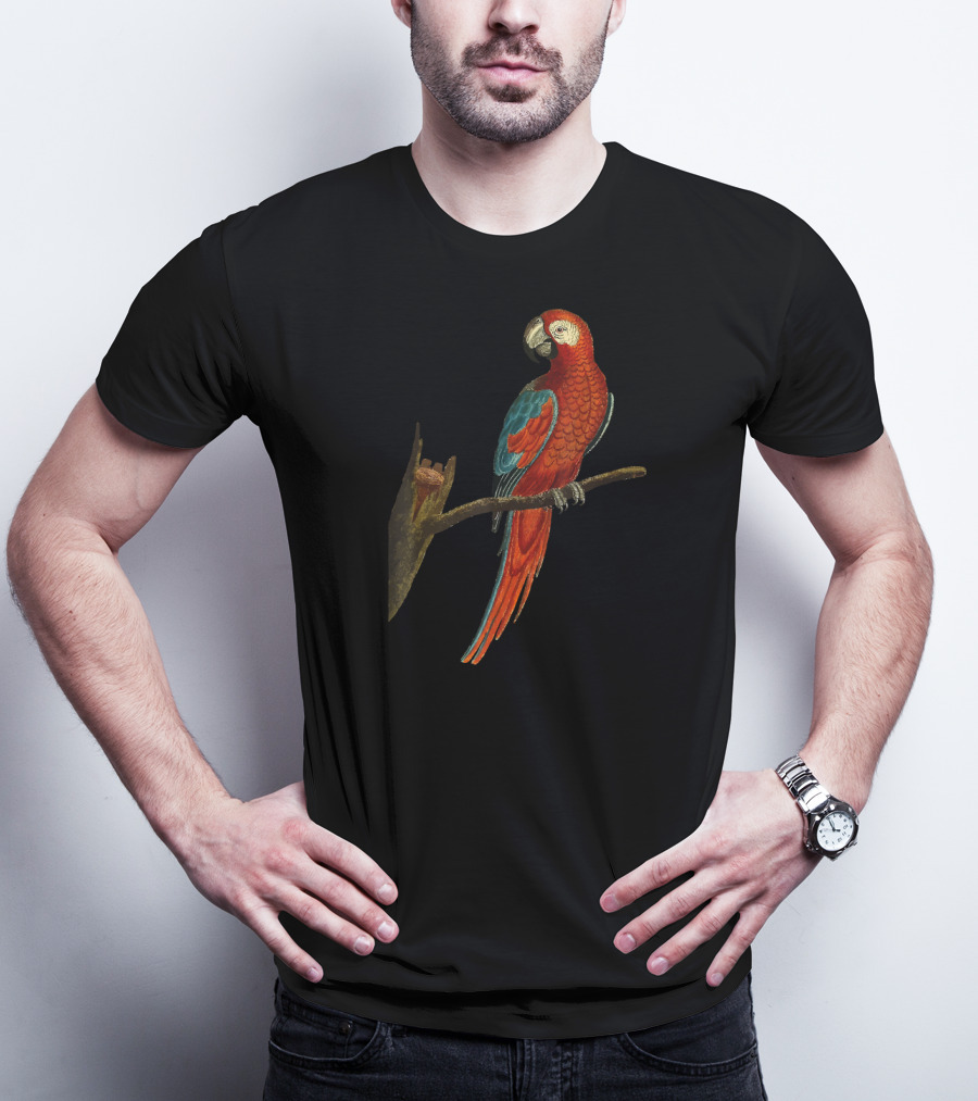 Hawaii Tropical Parrot Halloween Macaw Vibrant Vintage Bird T-Shirt