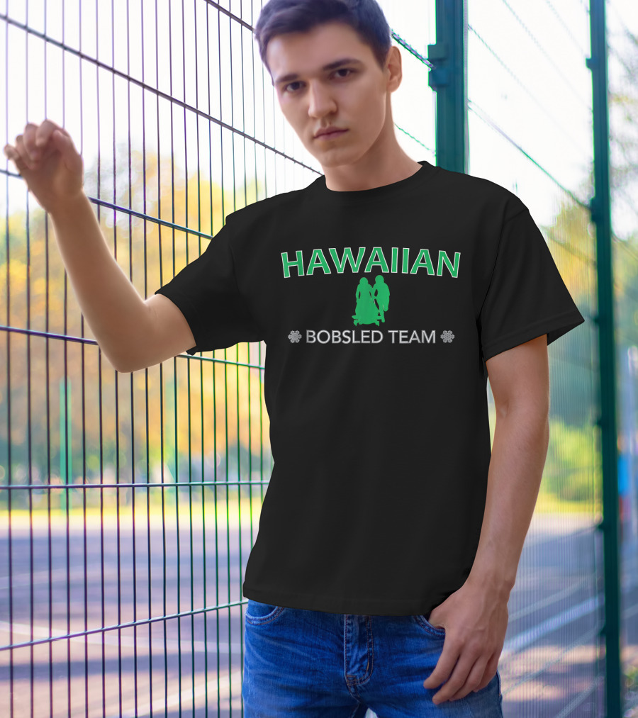 Hawaiian Bobsled Team Snowflake T-Shirt