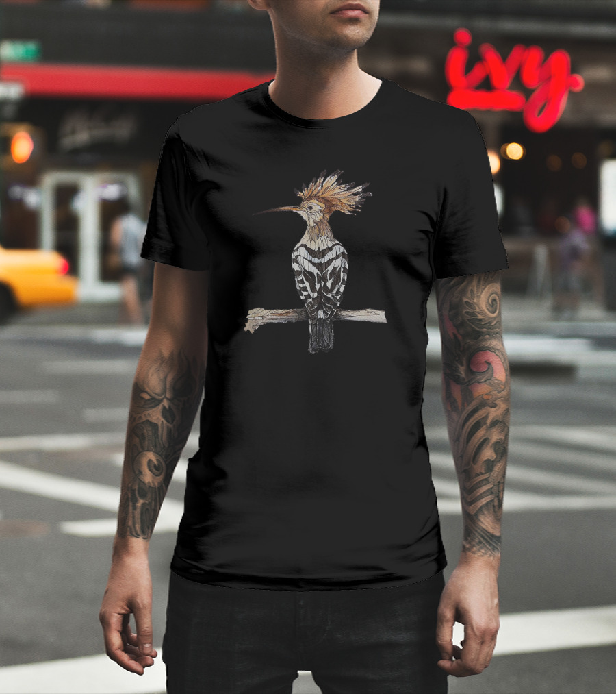 Hoopoe Bird Lovers Wildlife Enthusiasts T-Shirt