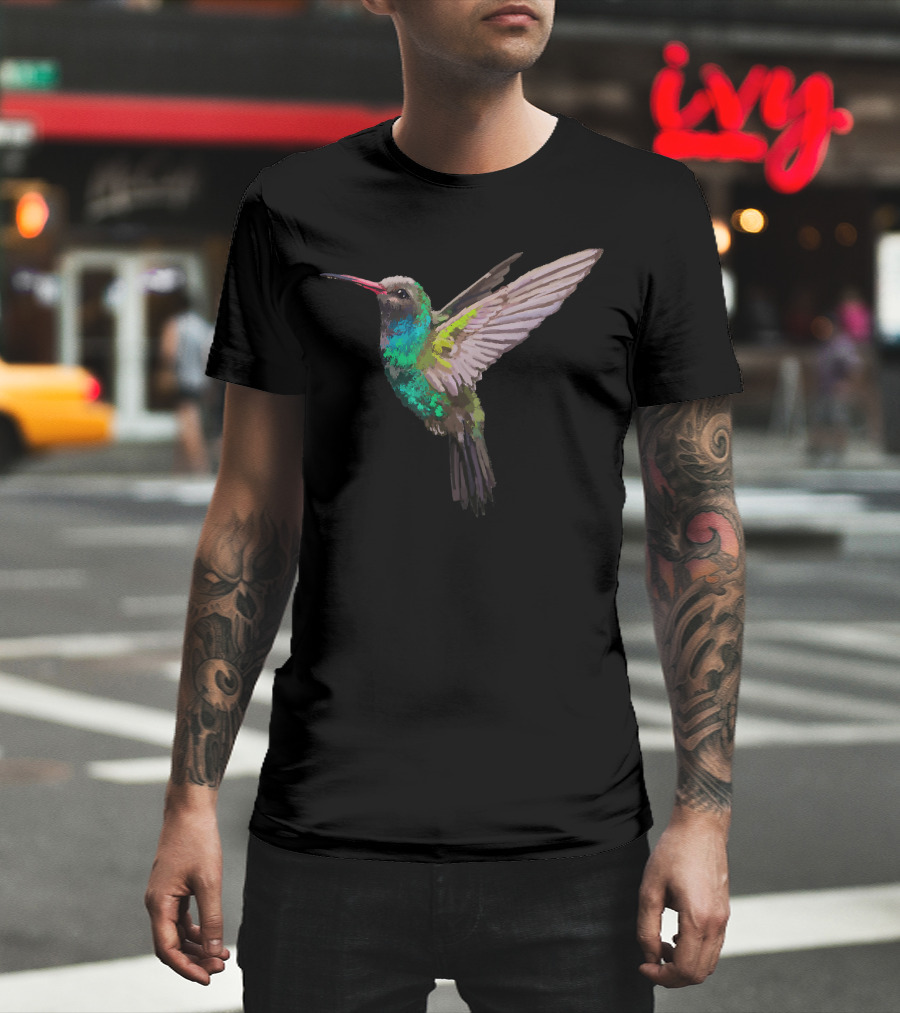 Hummingbird Bird Colorful Winged Beauty T-Shirt