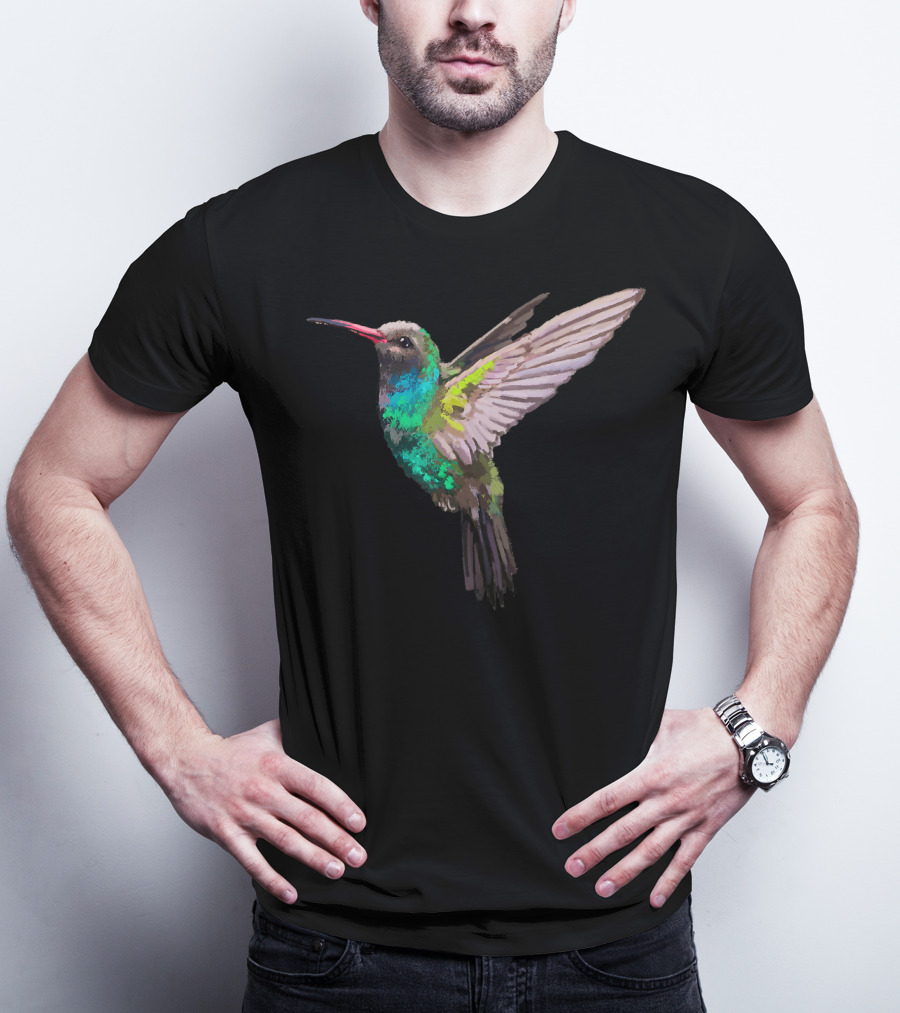 Hummingbird Bird Colorful Winged Beauty T-Shirt