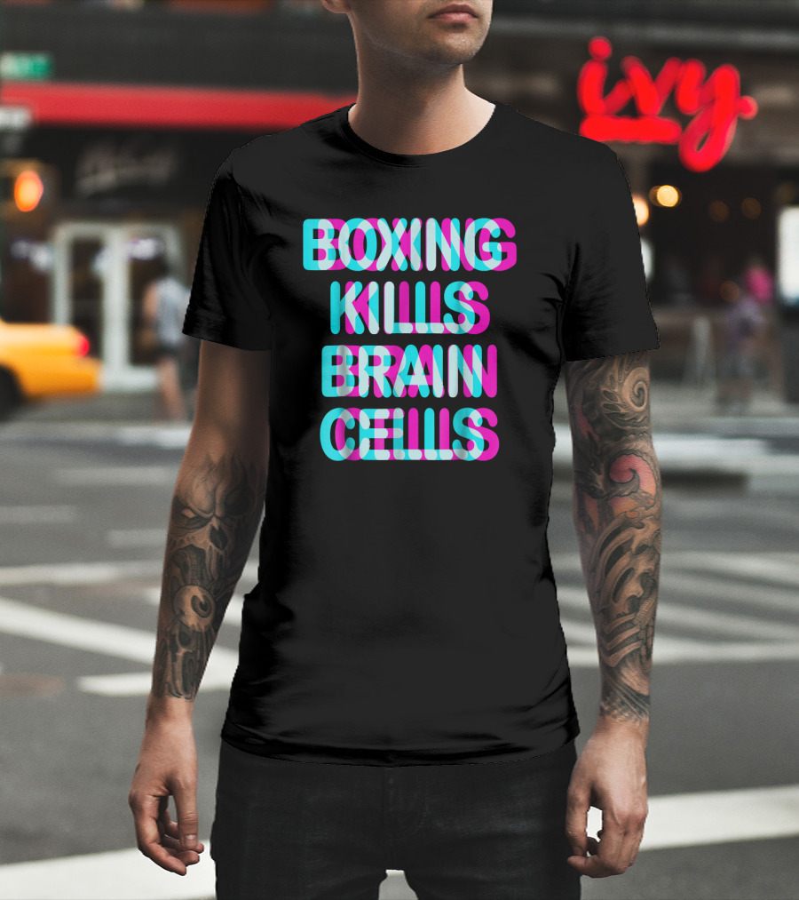Boxing Kills Brain Cells Sparring T-Shirt
