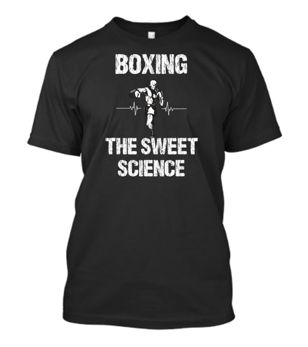 Boxing The Sweet Science Heartbeat Fighter T-Shirt
