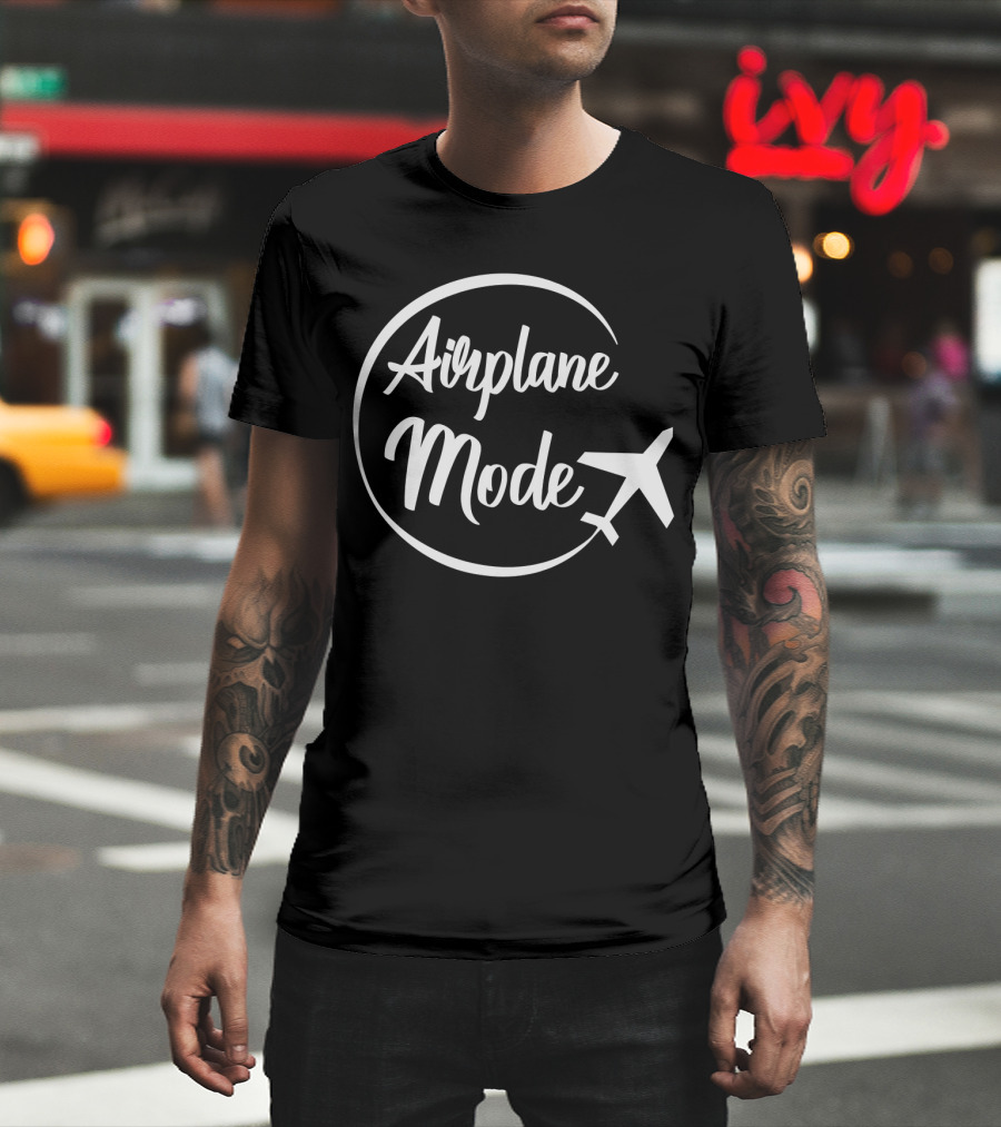 Airplane Mode Travel Vacation Getaway Essentials T-Shirt