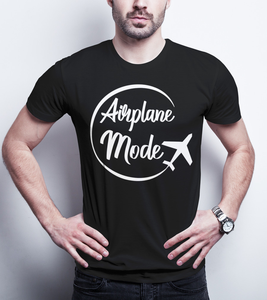 Airplane Mode Travel Vacation Getaway Essentials T-Shirt