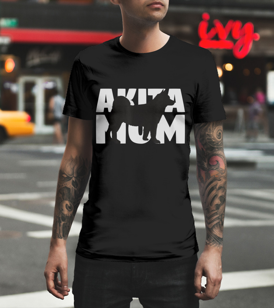 Akita Mom Akita Dog T-Shirt