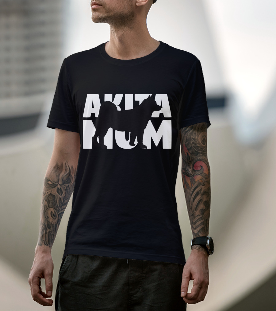 Akita Mom Akita Dog T-Shirt