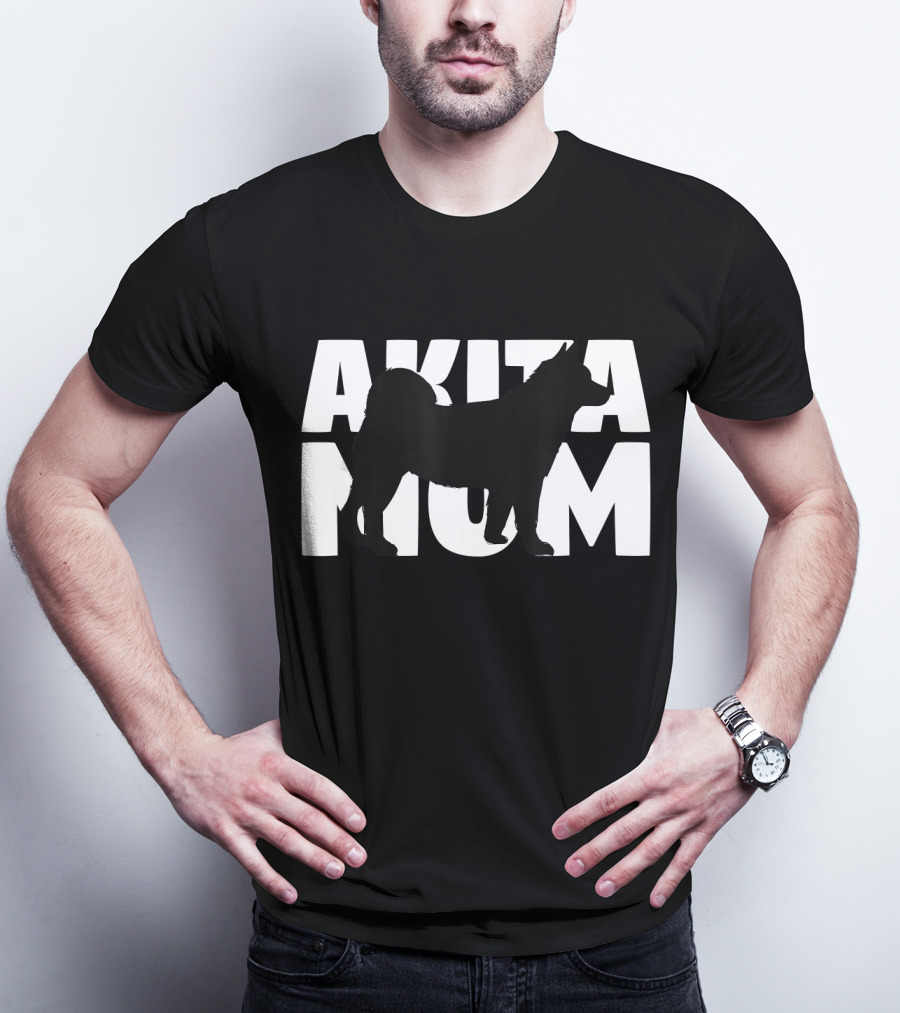 Akita Mom Akita Dog T-Shirt