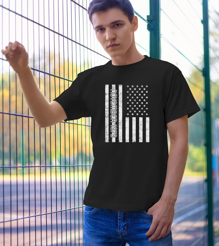 November 1979 American Flag Vintage T-Shirt