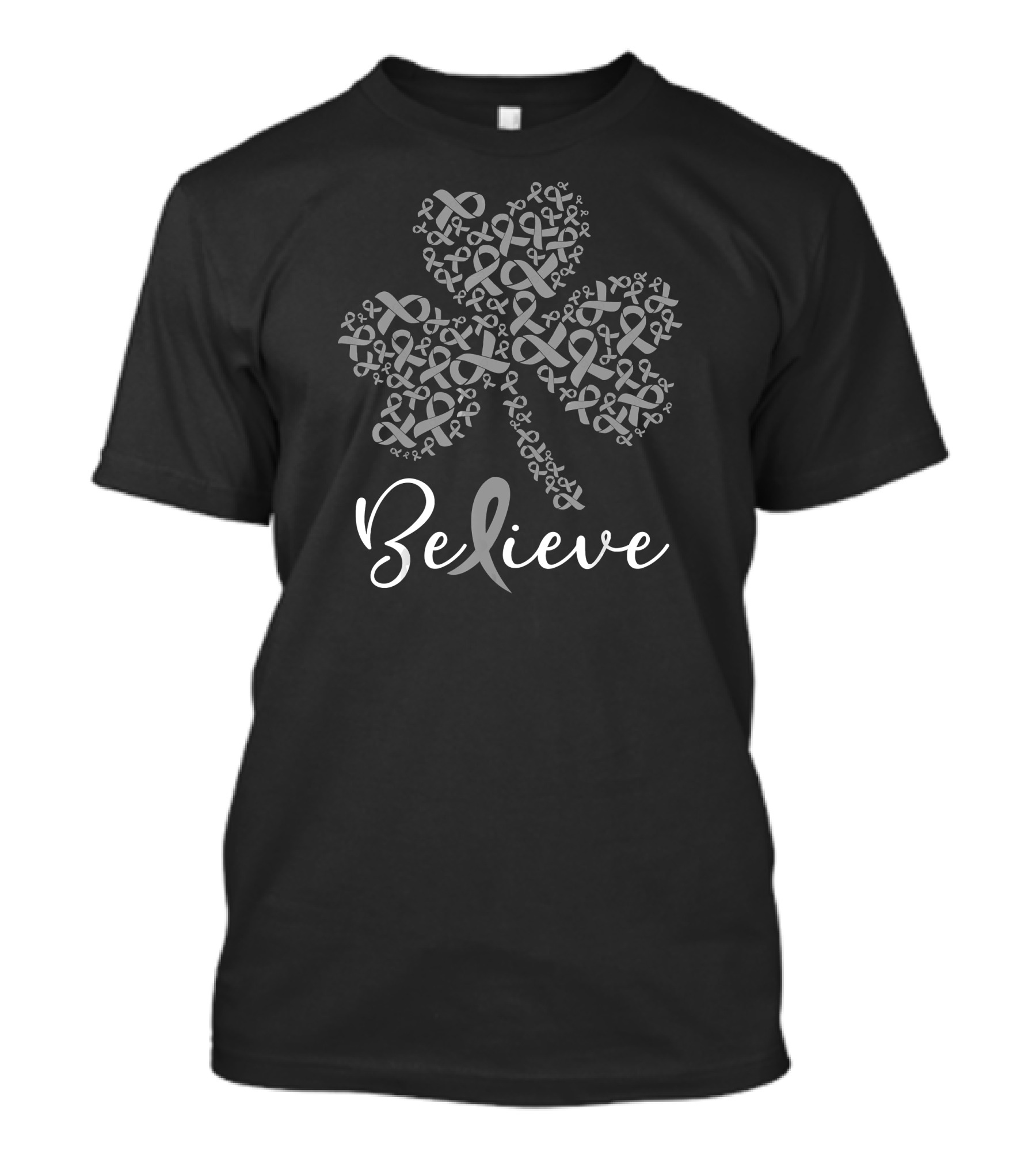 Believe Shamrock St. Patrick's Day Awareness T-Shirt