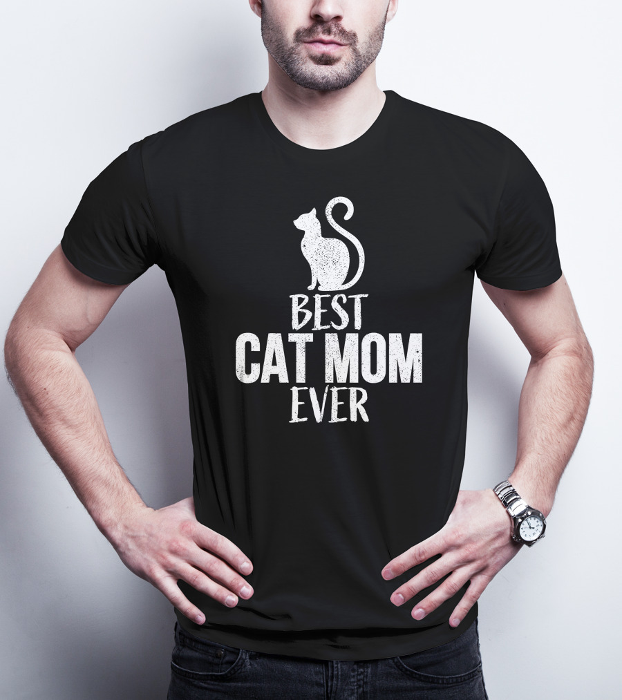 Best Cat Mom Ever Cat T-Shirt