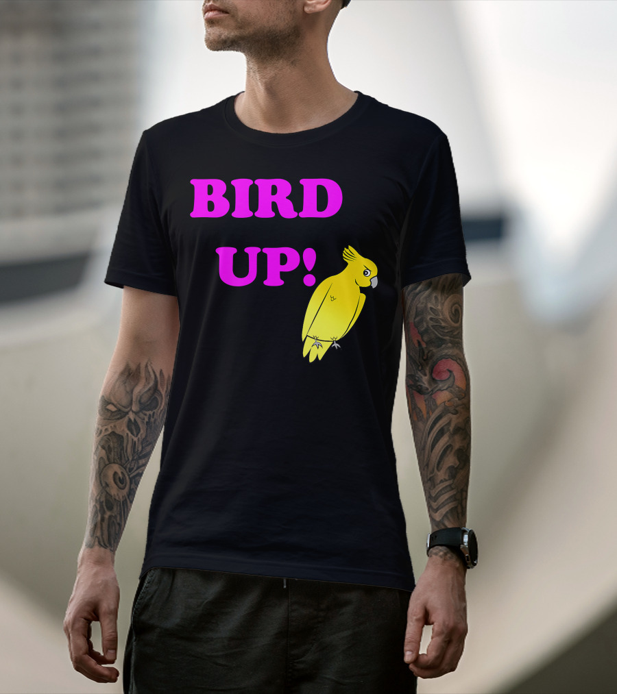 BIRD UP Yellow Parrot T-Shirt