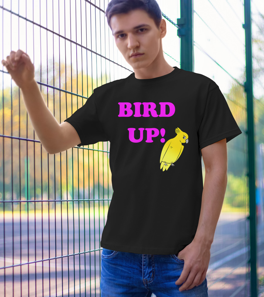 BIRD UP Yellow Parrot T-Shirt
