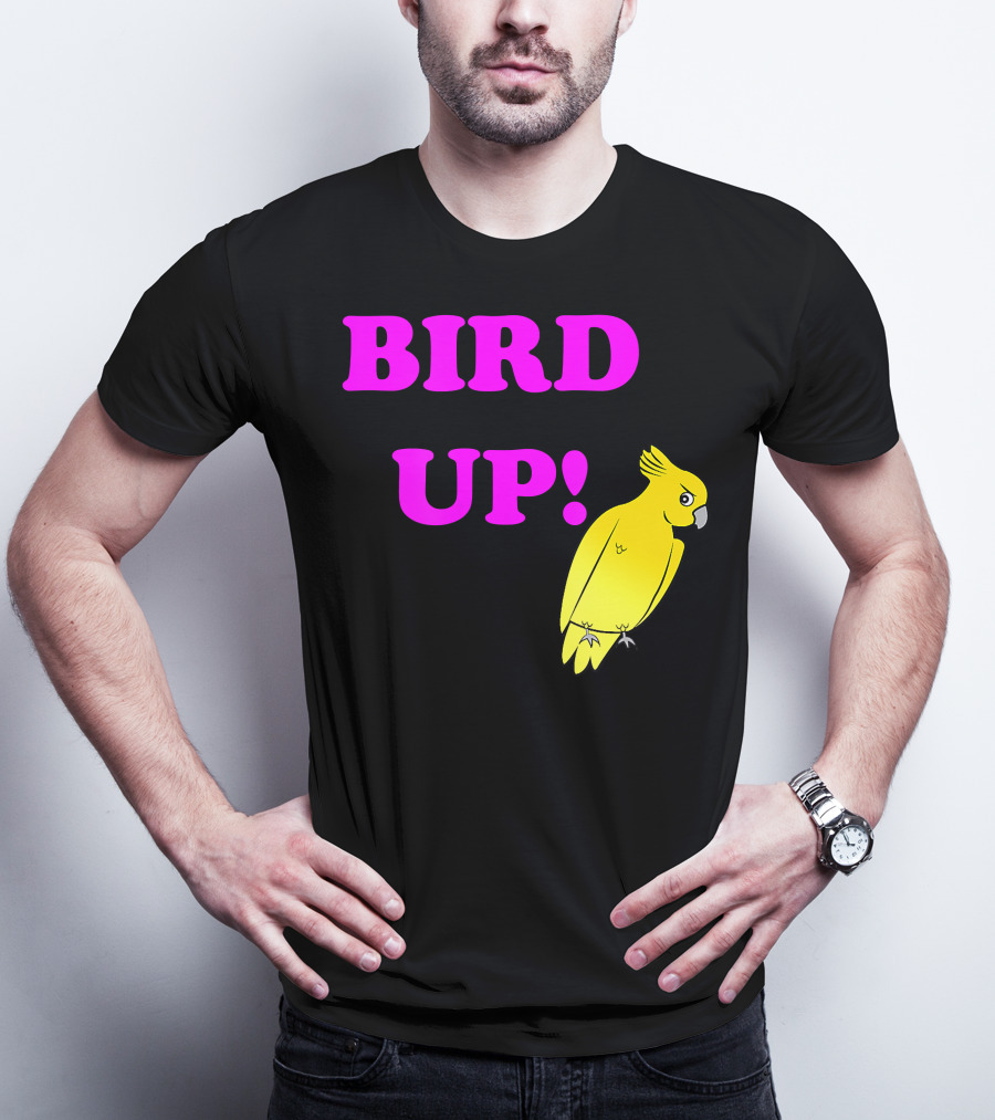 BIRD UP Yellow Parrot T-Shirt