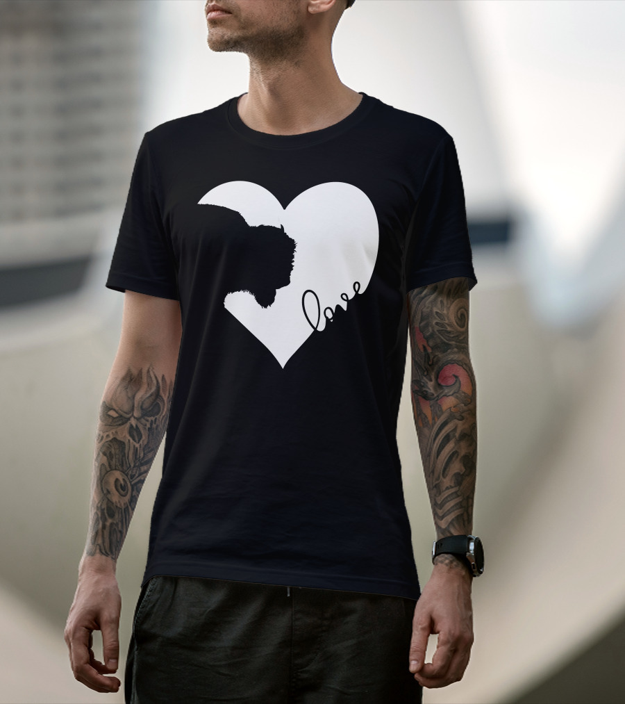 Bison Love Heart T-Shirt