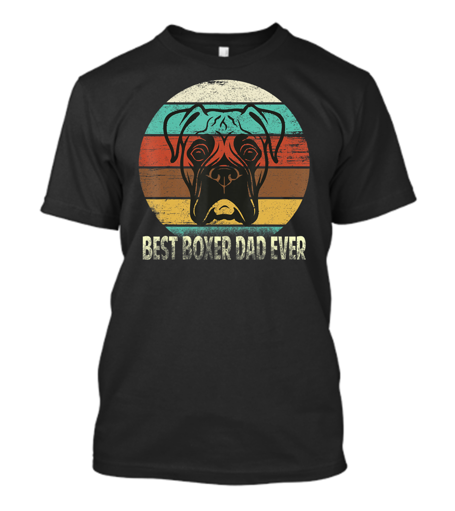 Best Boxer Dad Ever Vintage T-Shirt