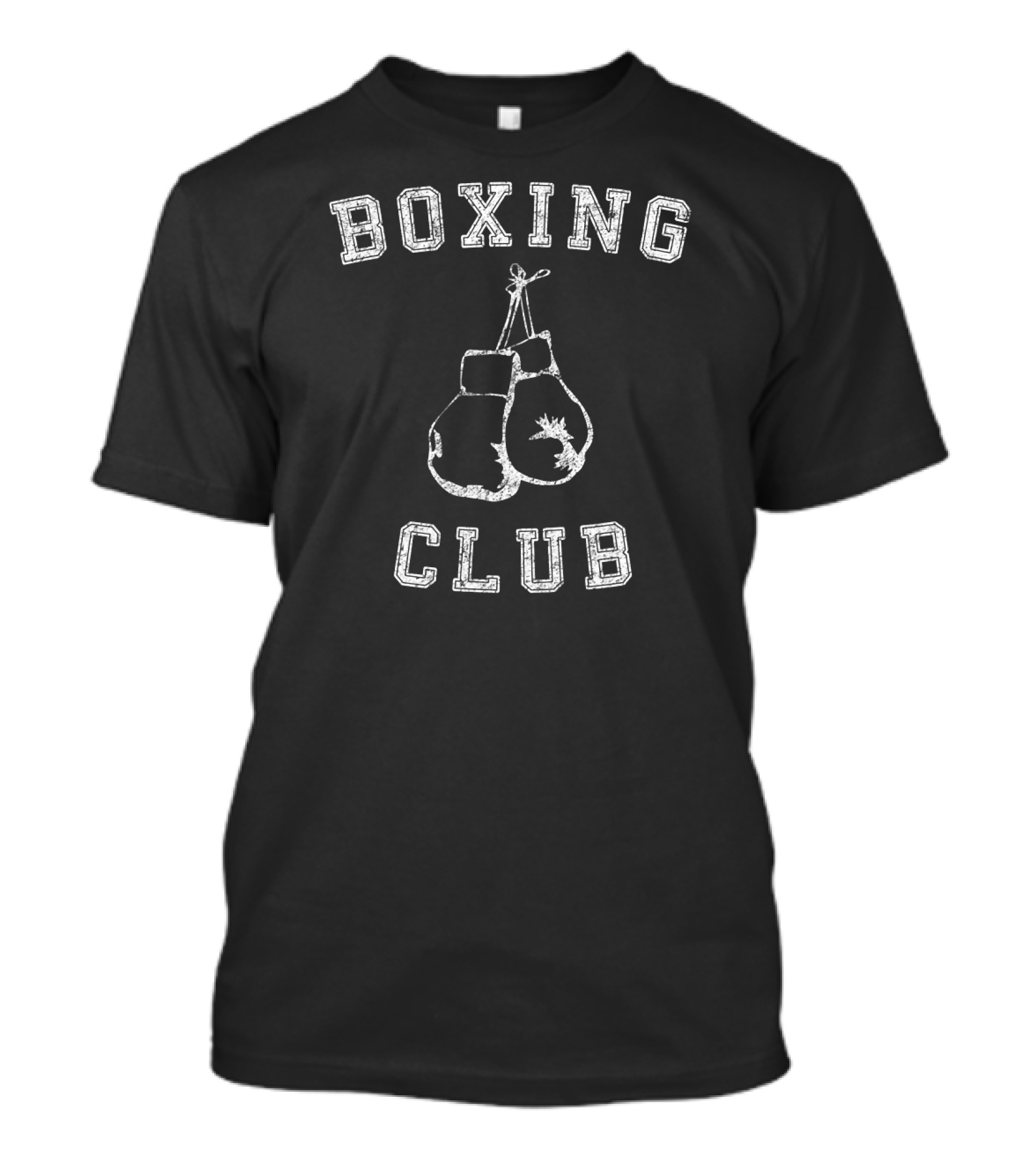 Boxing Club Vintage Distressed Gloves T-Shirt