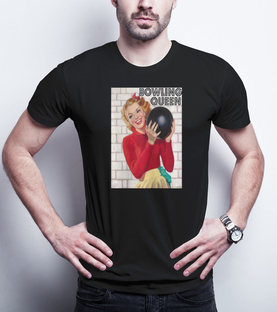 Bowling Queen Vintage Retro Style Women's T-Shirt
