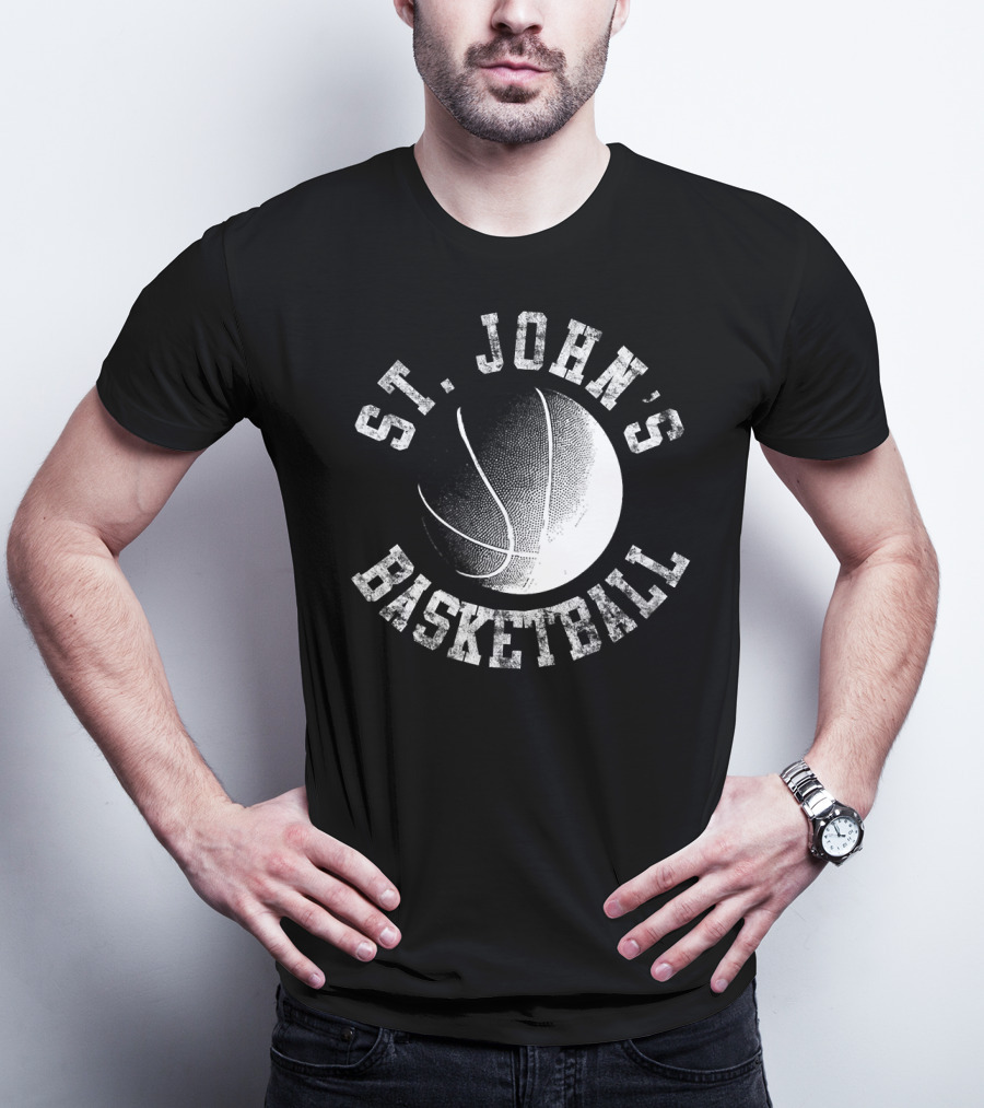 St. John's Basketball Vintage Style Red T-Shirt
