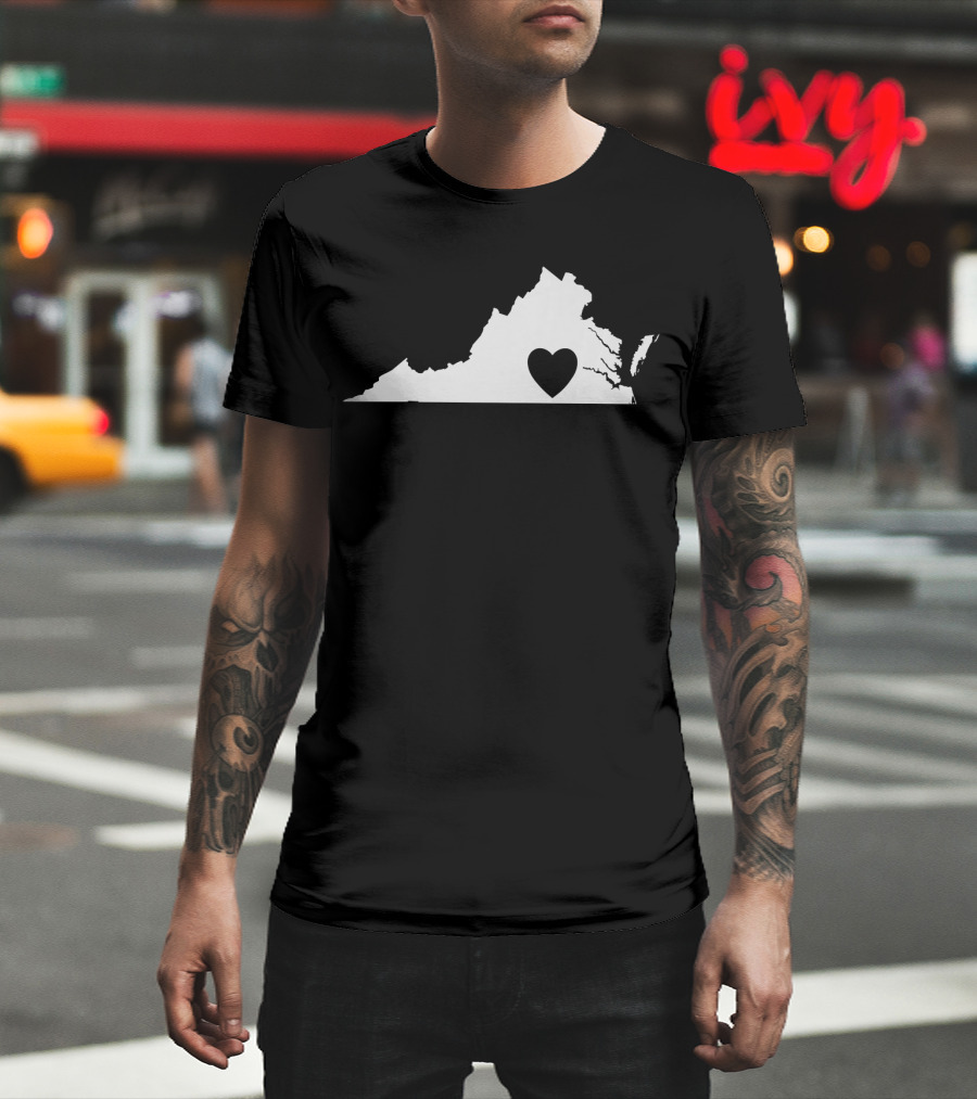 Virginia State Heart Lovers T-Shirt