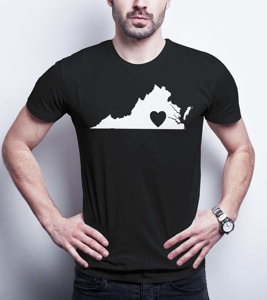 Virginia State Heart Lovers T-Shirt