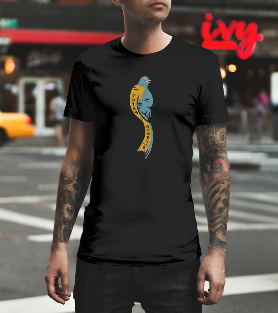 Votes For Women Nov 6 Suffrage Bird Feminist T-Shirt