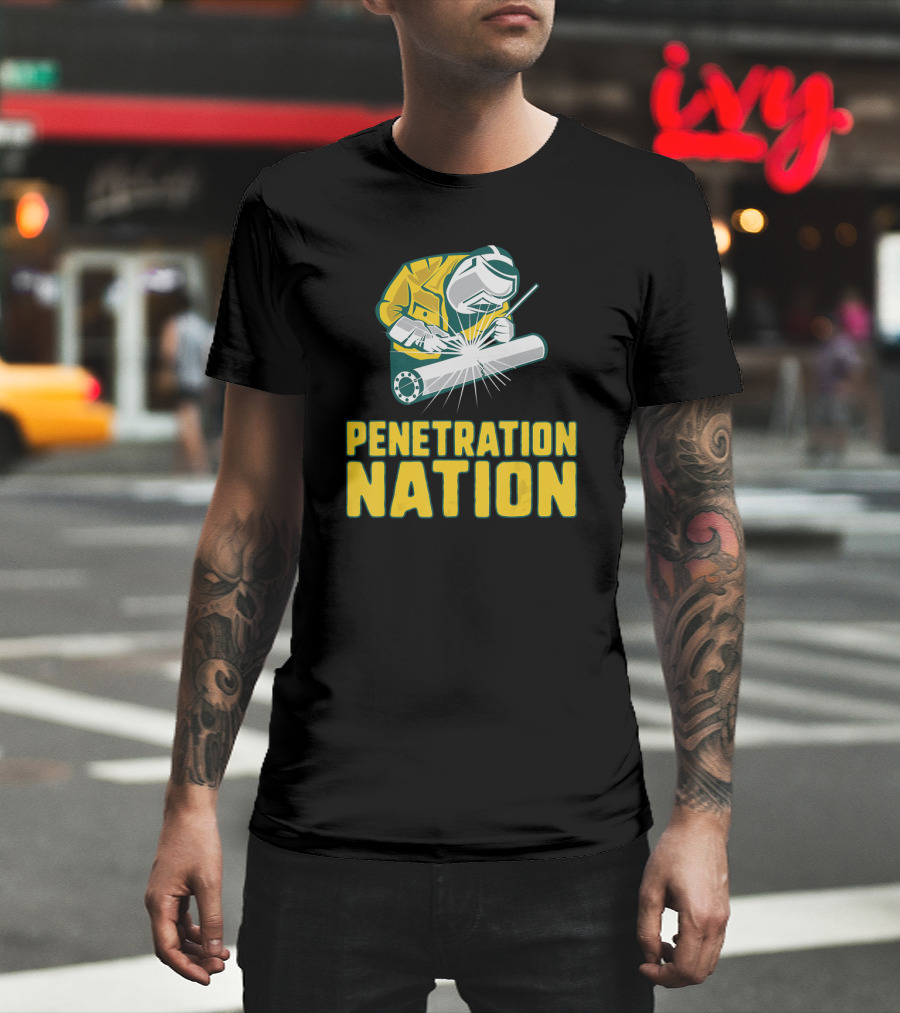Penetration Nation Welder Spark Action T-Shirt