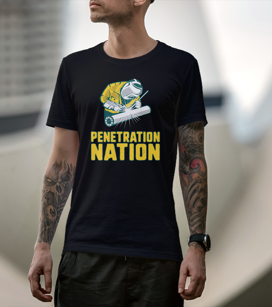 Penetration Nation Welder Spark Action T-Shirt
