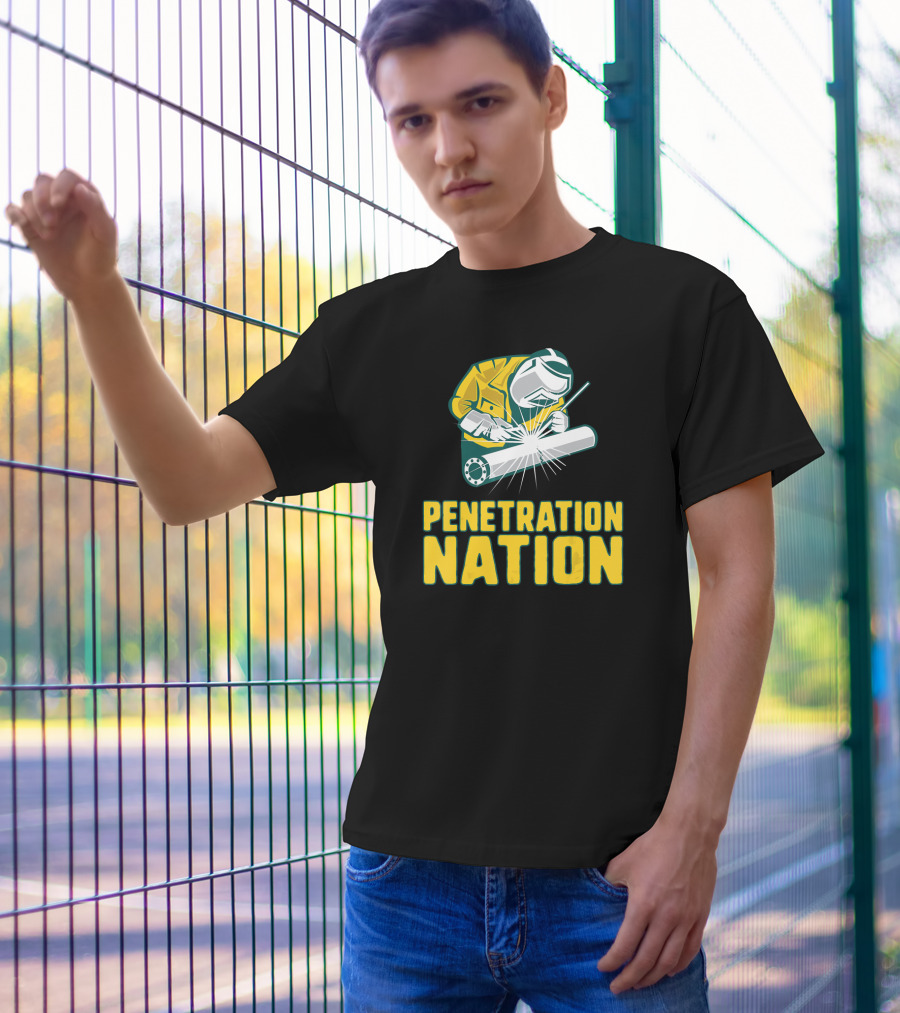 Penetration Nation Welder Spark Action T-Shirt