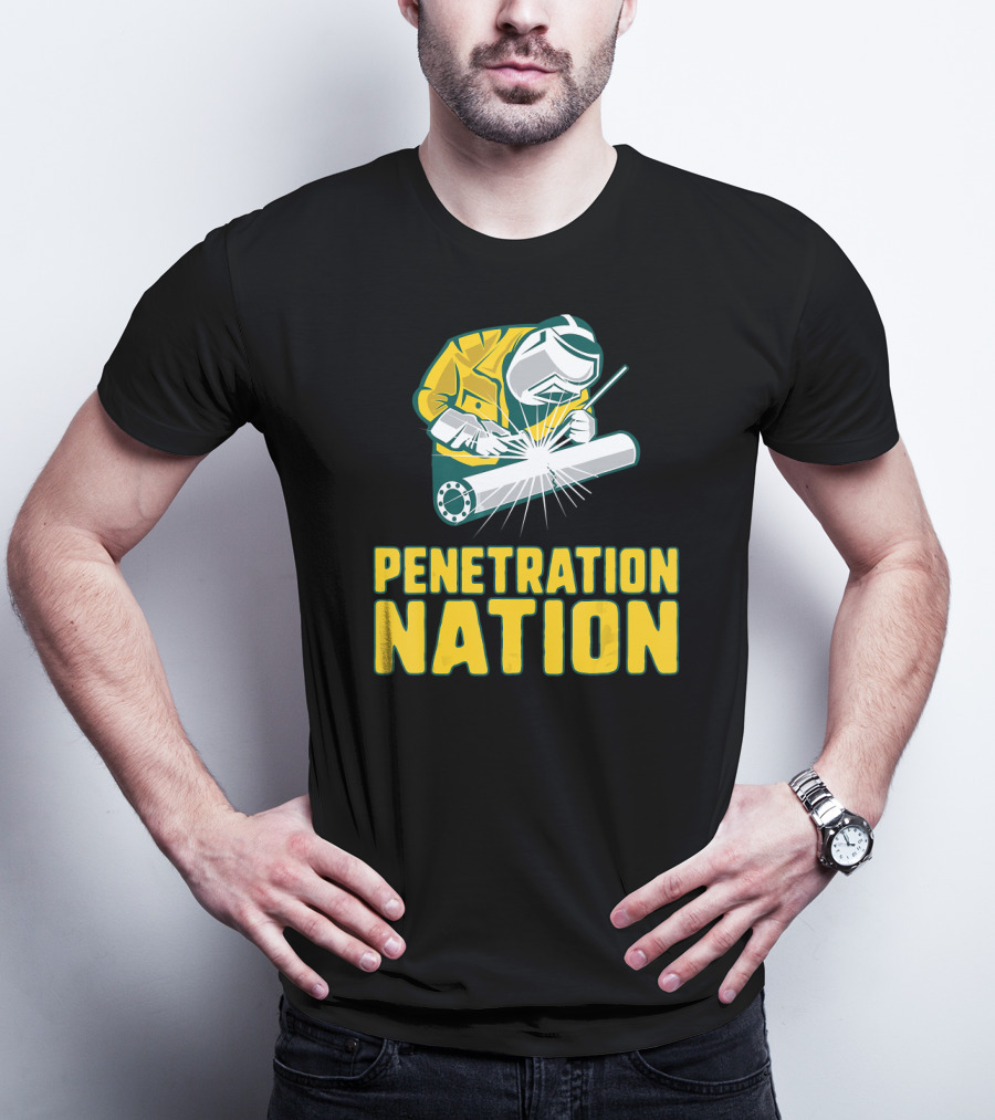 Penetration Nation Welder Spark Action T-Shirt