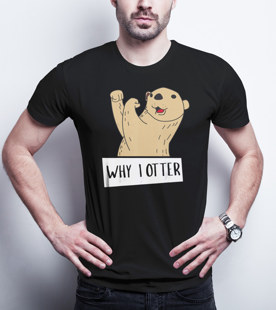 Why I Otter Funny Fighting Otter Pun Boxing Champion T-Shirt