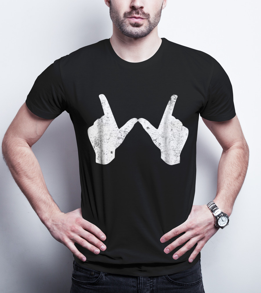 Wisconsin Youth University Hand Gesture W T-Shirt