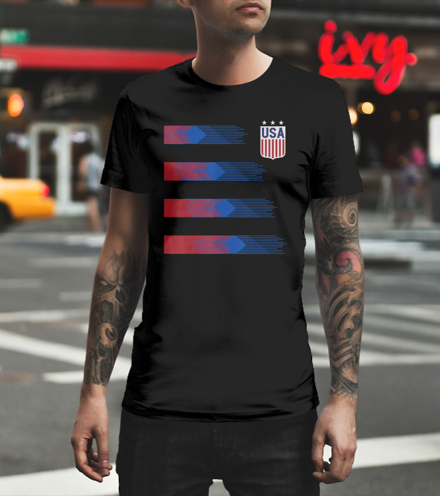 USA Soccer Cheer Women Men Kids T-Shirt