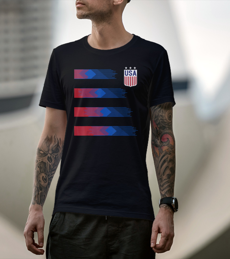 USA Soccer Cheer Women Men Kids T-Shirt