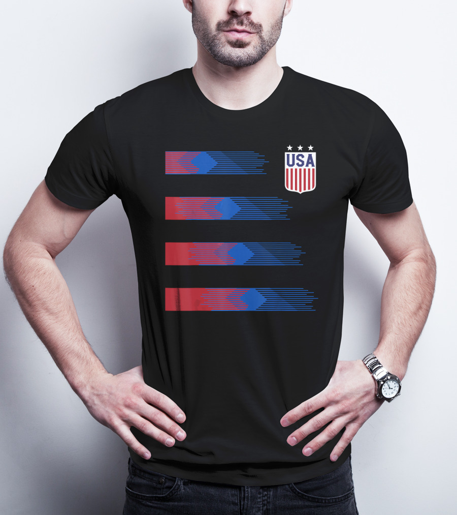 USA Soccer Cheer Women Men Kids T-Shirt