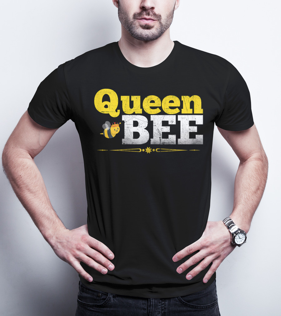 Queen Bee With Crown Boss Lady T-Shirt