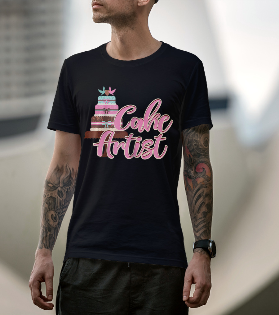Cake Artist Wedding Cupcake Baking T-Shirt
