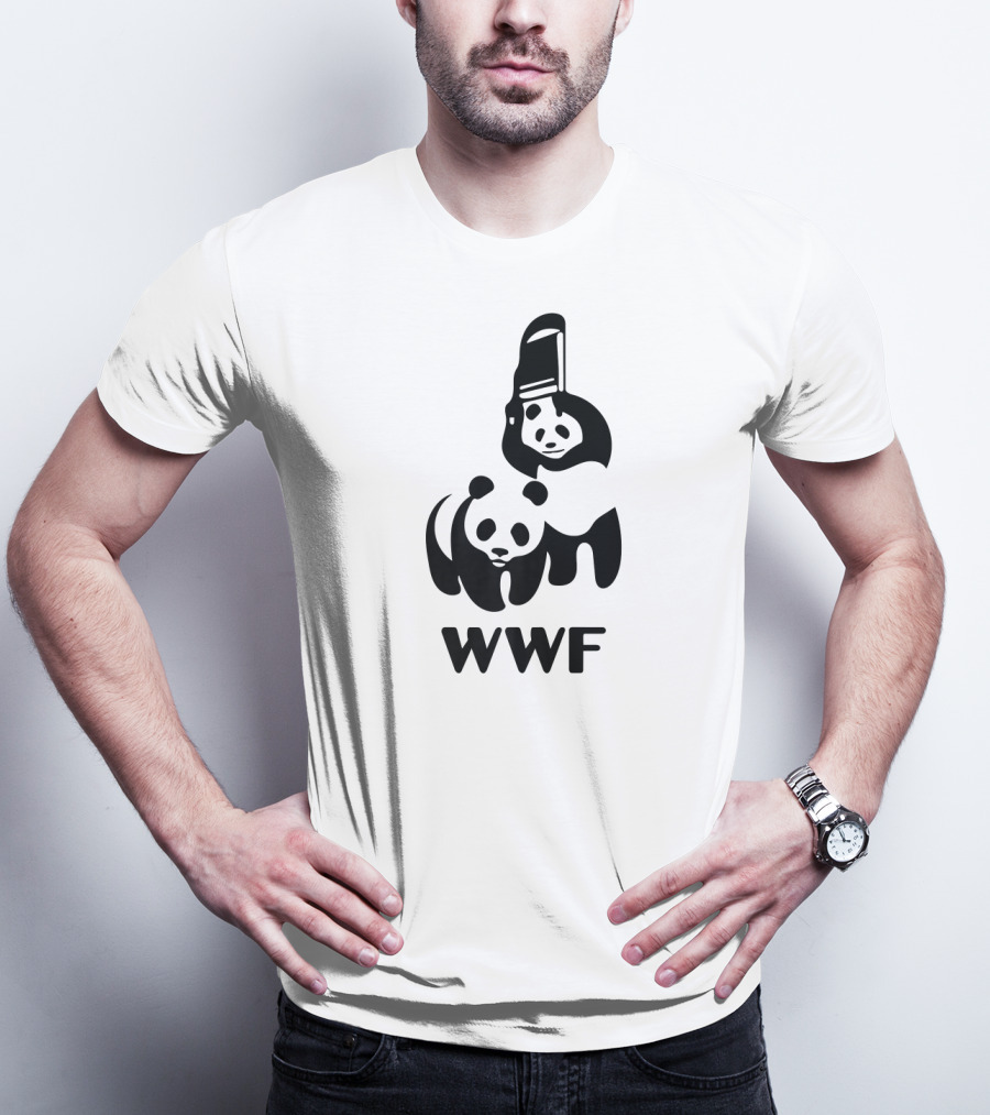 WWF Wrestling Pandas Lampoon T-Shirt