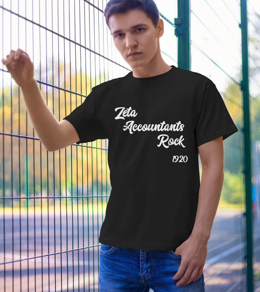 Zeta Accountants Rock 1920 T-Shirt