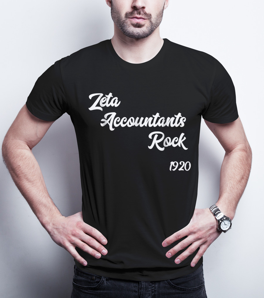 Zeta Accountants Rock 1920 T-Shirt