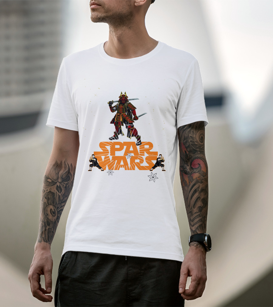 Spar Wars Samurai Kick Boxing Taekwondo MMA T-Shirt