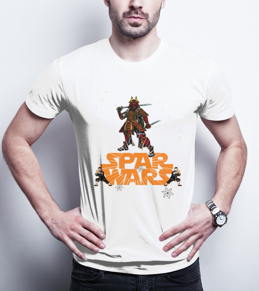 Spar Wars Samurai Kick Boxing Taekwondo MMA T-Shirt