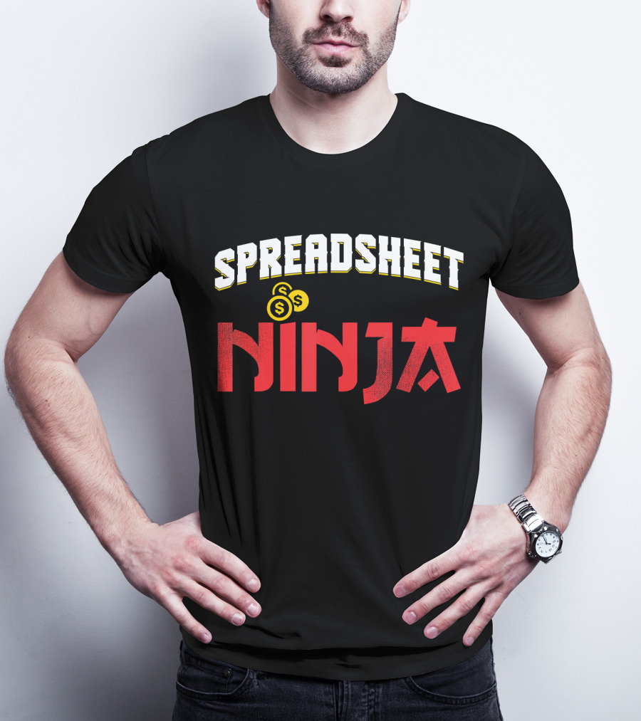 Spreadsheet Ninja CPA Bookkeeper Accountant T-Shirt