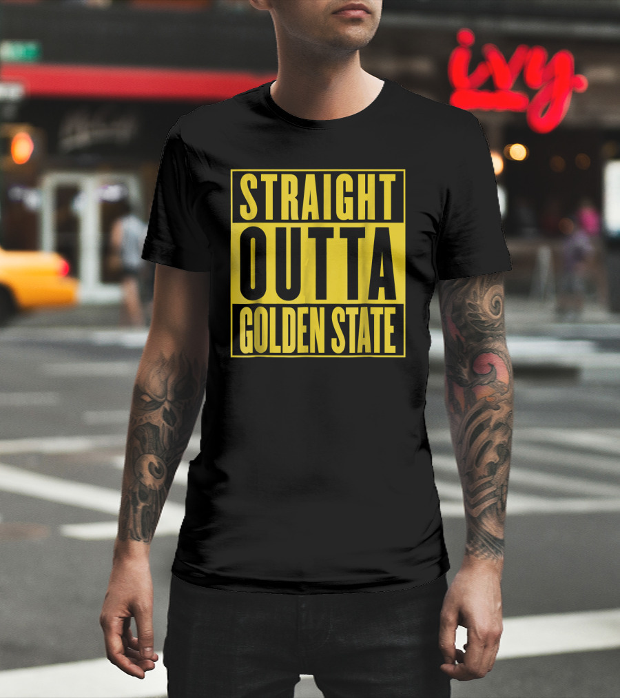 Straight Outta Golden State Basketball T-Shirt