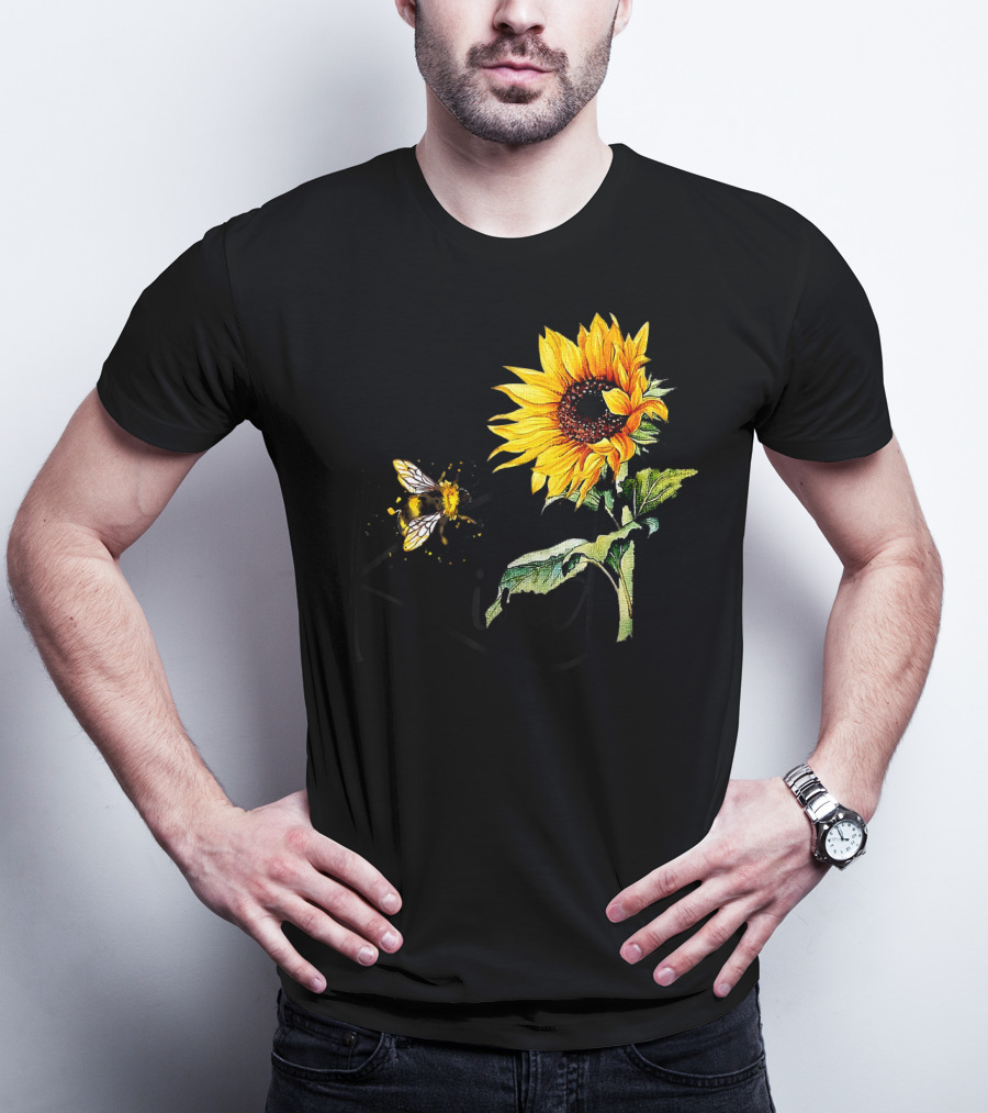 Sunflower Bee Kind T-Shirt