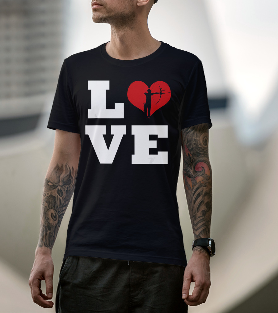 LOVE Archery Heart T-Shirt