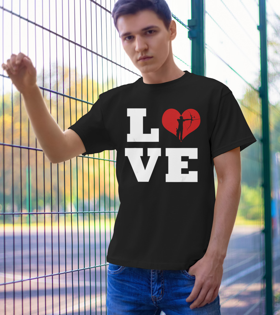 LOVE Archery Heart T-Shirt