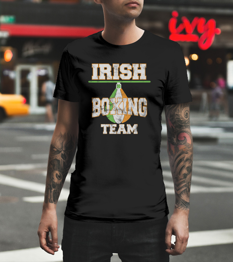 Irish Boxing Team Ireland Shamrock Boxing Glove T-Shirt