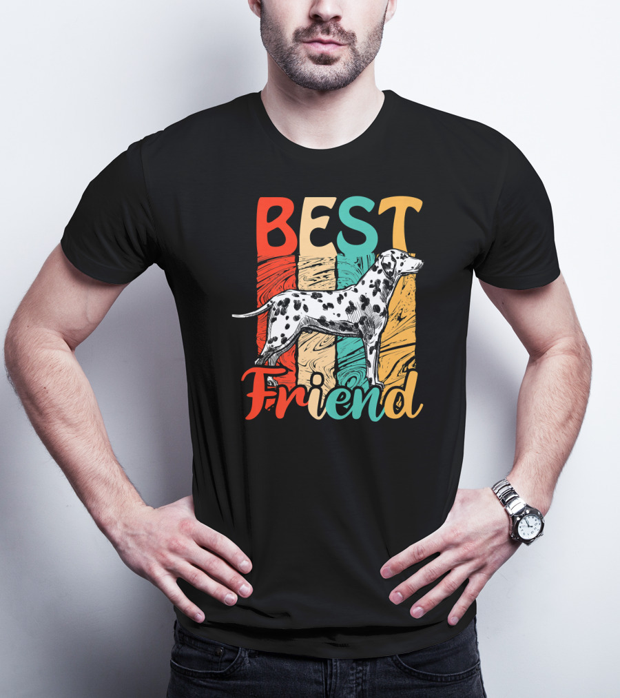 Best Friend Animal Dog Lover Dalmatian T-Shirt