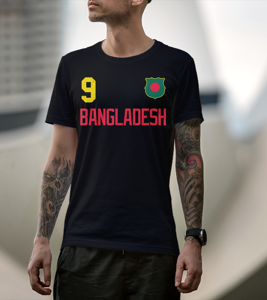 9 Bangladesh Football Soccer Cricket T-Shirt